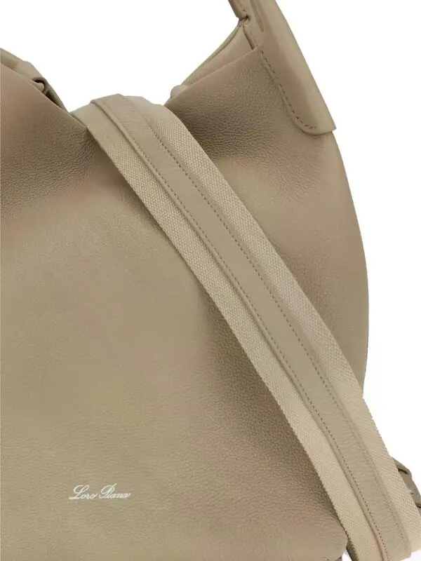 Loro Piana Large Bale Leather Tote Bag
