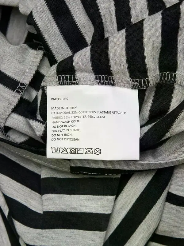 Vaquera Striped Corsage-detail Top