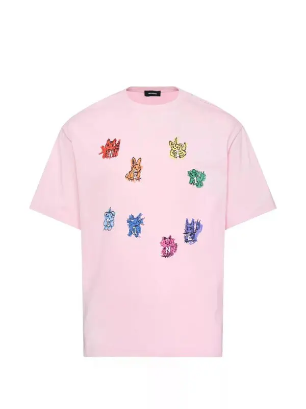 We11Done Sticker-print T-shirt