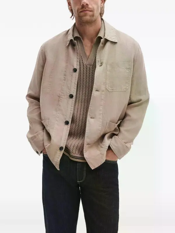 Rag & Bone Evan Linen Shirt Jacket