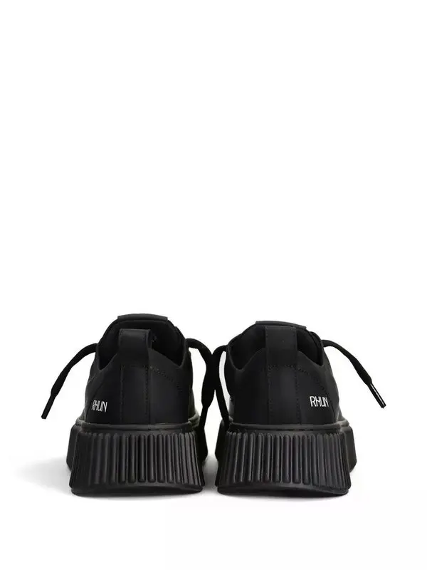 RHUN 2020 Treble Ribbed-sole Shell-toe Sneakers