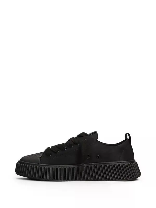 RHUN 2020 Treble Ribbed-sole Shell-toe Sneakers