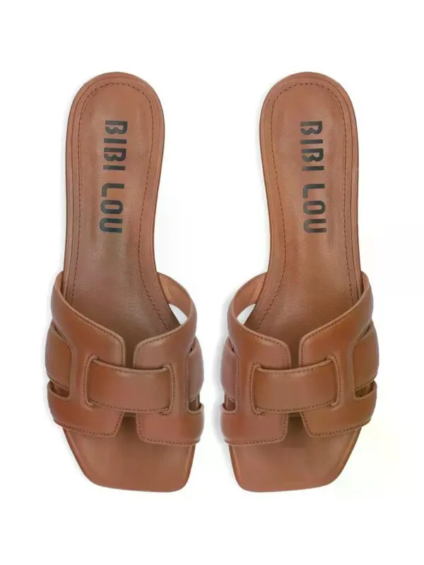 BIBI LOU Holly Interwoven-strap Square-toe Sandals