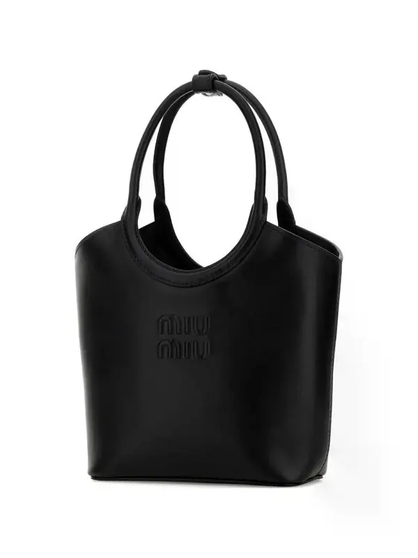 Miu Miu Ivy Leather Tote Bag