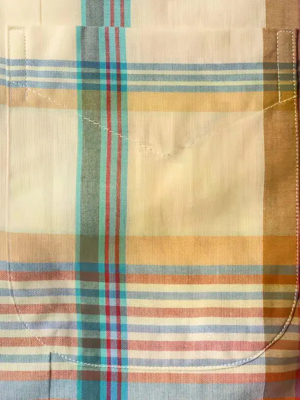 Gitman Bros Archive Madras Check-pattern Shirt