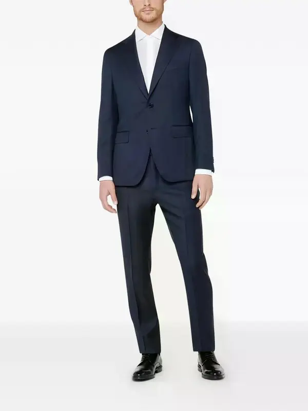 Caruso Aida Single-breasted Two-piece Suit - Blue