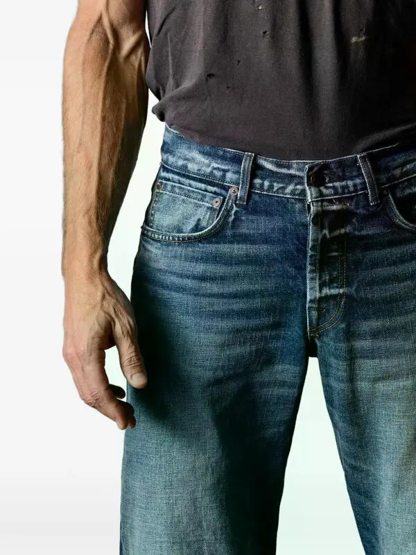 IMOGENE + WILLIE Henry Stone-washed Selvage Jeans