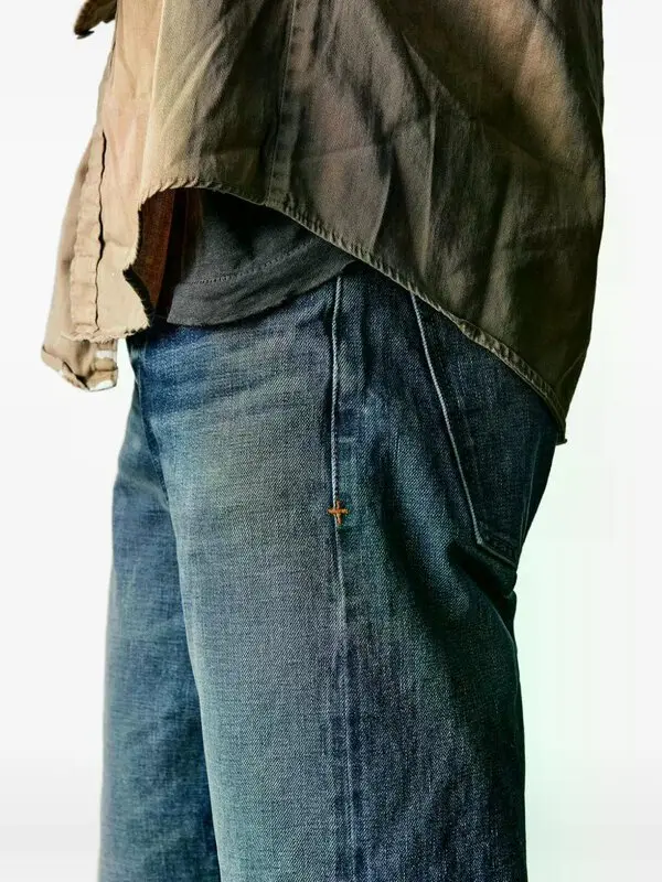 IMOGENE + WILLIE Henry Stone-washed Selvage Jeans