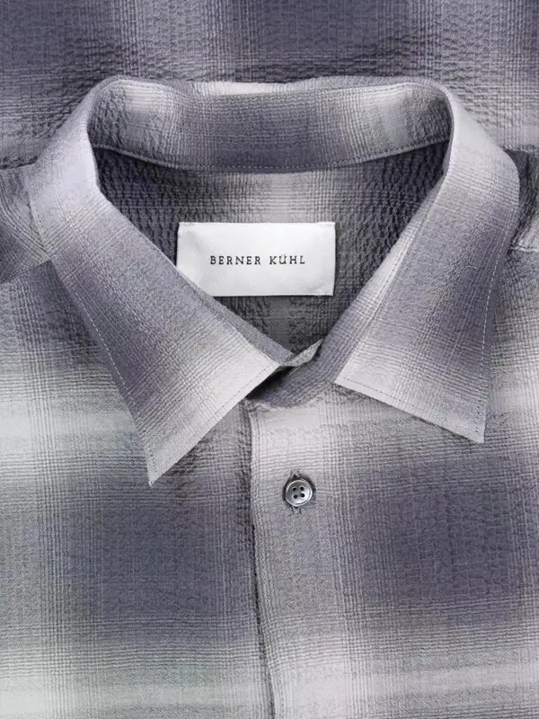 BERNER KUHL Checked Long-sleeve Shirt