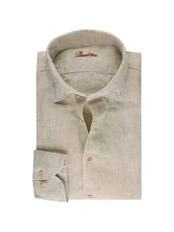 STENSTROMS Cut-away Collar Shirt