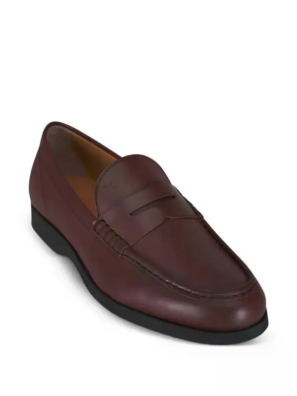 TOD'S Leather Penny Loafers