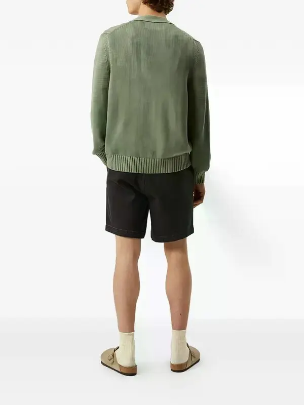 CORRIDOR Acid-wash Cotton Cardigan
