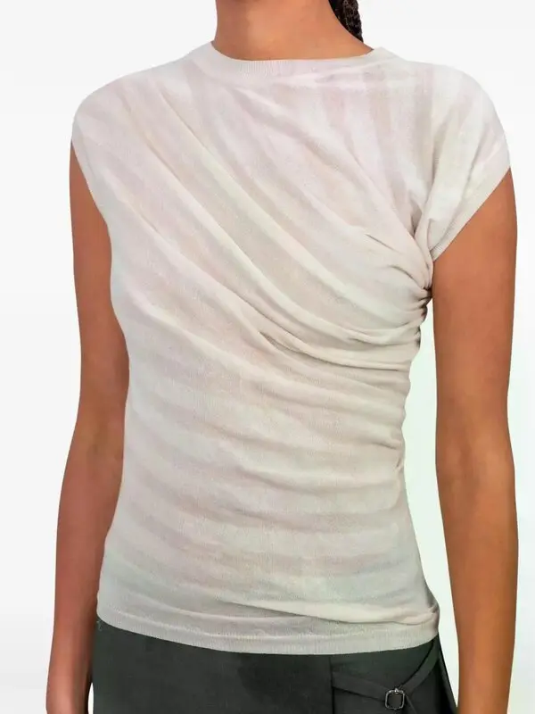 Paloma Wool Raven Draped Sleeveless Top