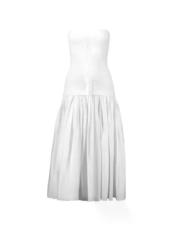 Alexis Cannes Ribbed-knit Midi Dress