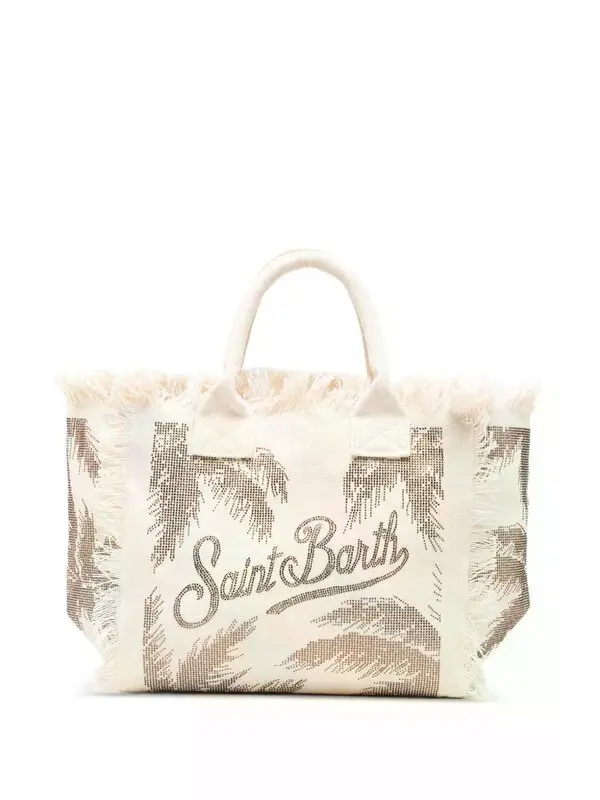 MC2 SAINT BARTH Fringe-trimmed Tote Bag
