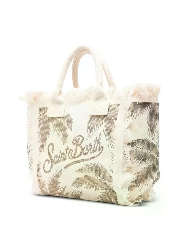 MC2 SAINT BARTH Fringe-trimmed Tote Bag