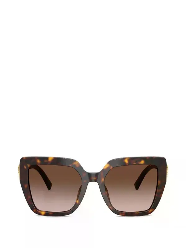 Dolce & Gabbana Tortoiseshell Square Frame Sunglasses - Brown