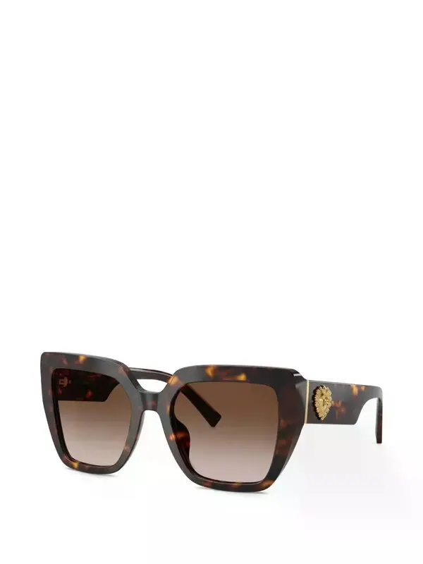 Dolce & Gabbana Tortoiseshell Square Frame Sunglasses - Brown