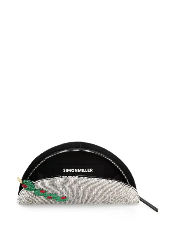 SIMONMILLER Lune Beaded Clutch