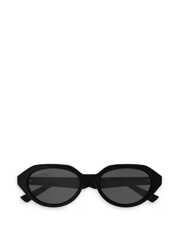 Gucci Geometric Frame Sunglasses - Black