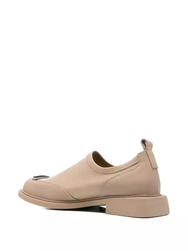 LINDA BAUMANN Logo-plaque Loafers