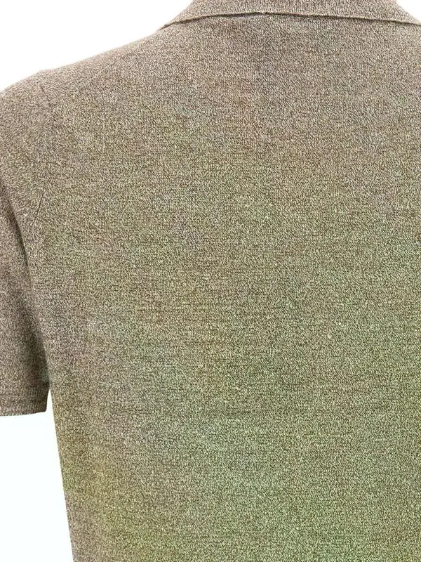 FILIPPO DE LAURENTIIS Mélange Polo Shirt