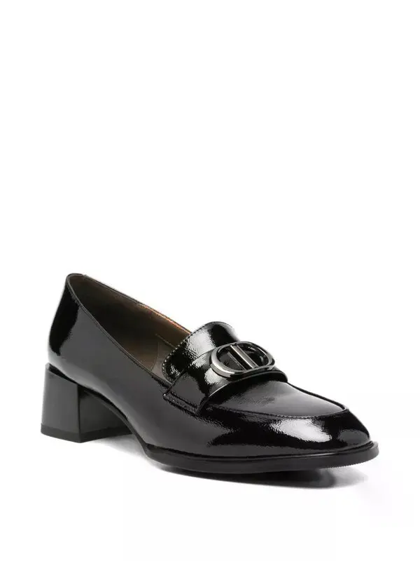LINDA BAUMANN Logo-plaque Pumps