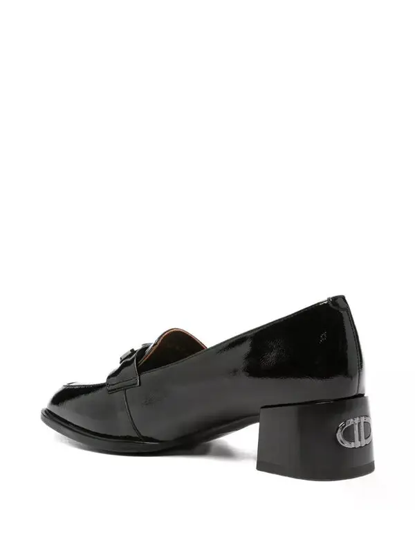 LINDA BAUMANN Logo-plaque Pumps