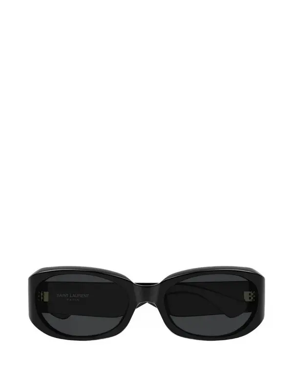 Saint Laurent Oval-frame Sunglasses - Black