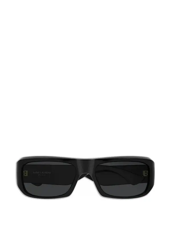 Saint Laurent Rectangle-frame Sunglasses - Black