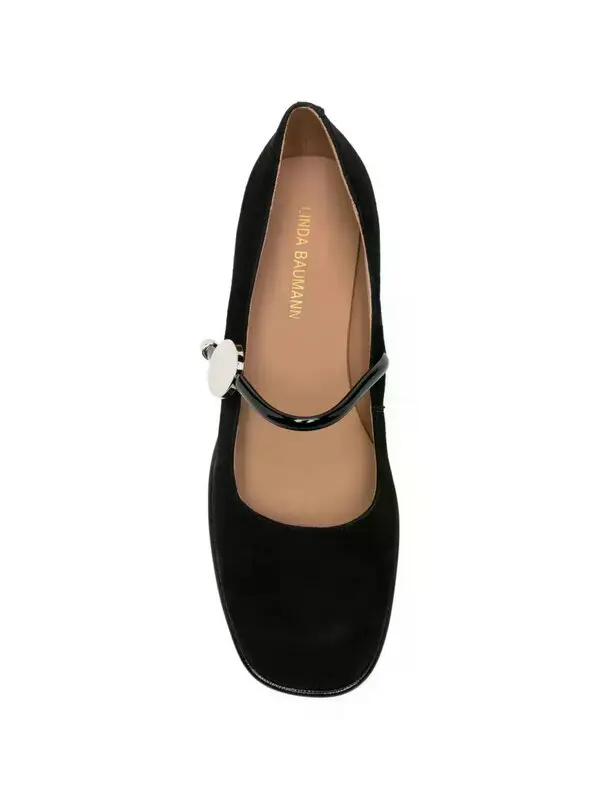LINDA BAUMANN Button-embellished Pumps