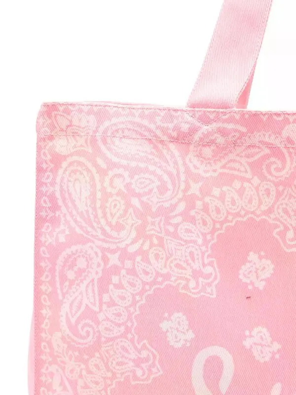 MC2 SAINT BARTH Bandana-print Logo Beach Bag - Pink