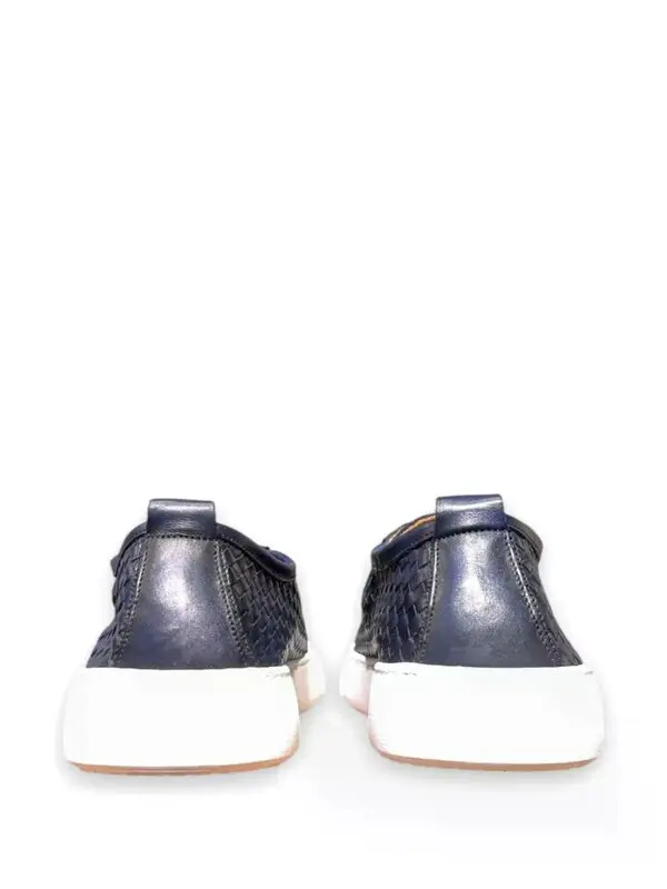 CALCE Interwoven Leather Sneakers