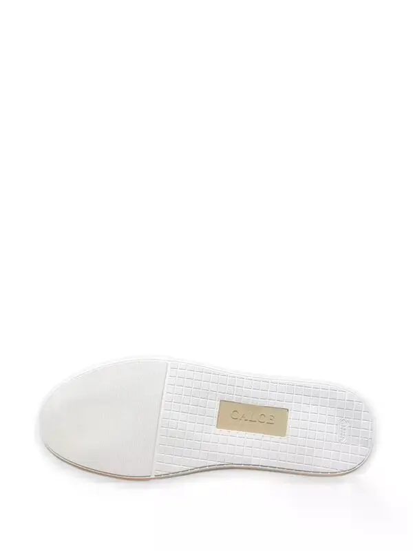CALCE Interwoven Leather Sneakers