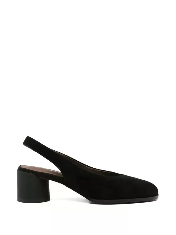 LINDA BAUMANN Slingback Suede Mules