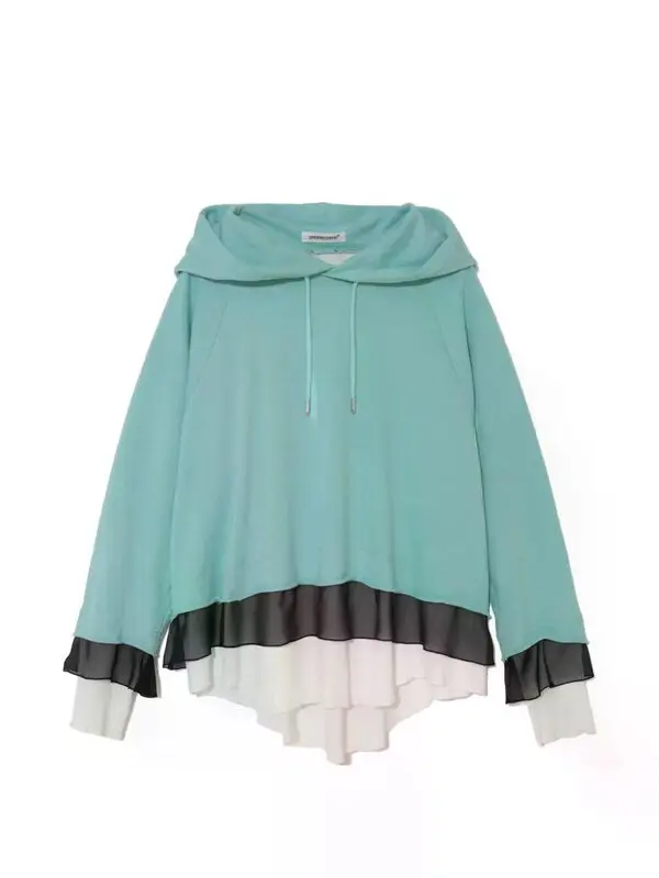 Undercover Layered Ruffled Hoodie
