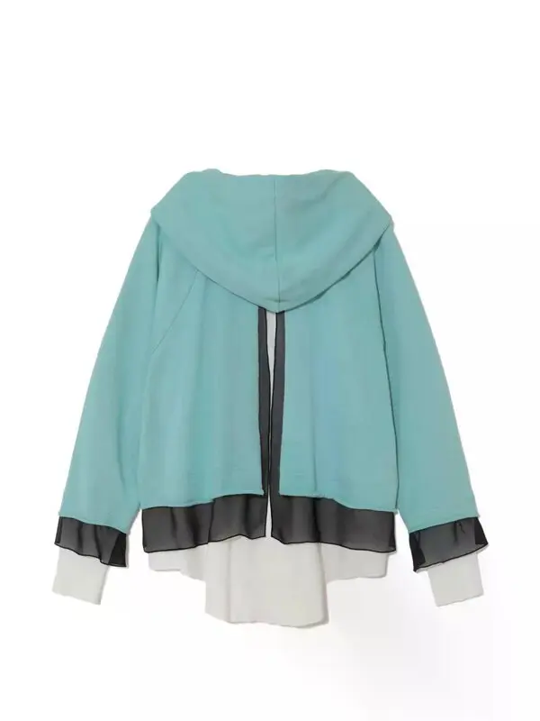 Undercover Layered Ruffled Hoodie