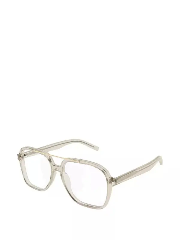 Saint Laurent Geometric Frame Glasses