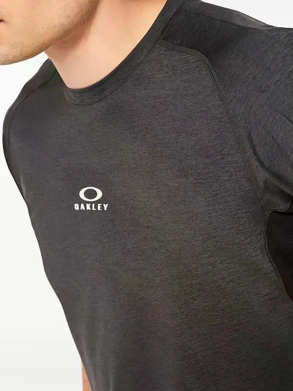 Oakley Marl Pattern Logo Print T-shirt