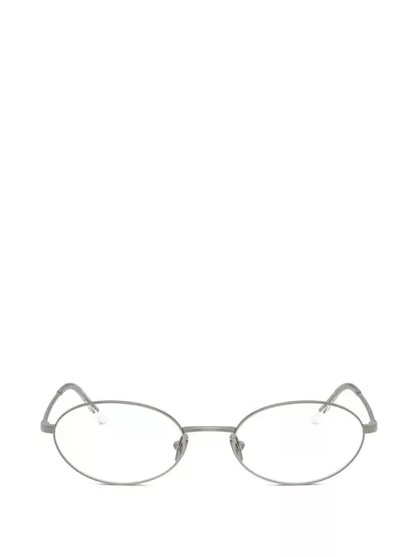Giorgio Armani Oval-frame Eyeglasses - Grey
