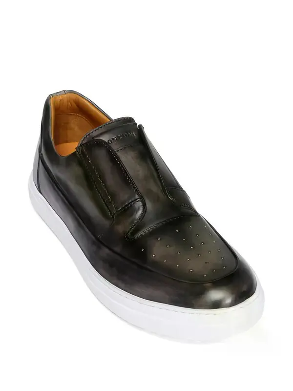 Bontoni Vincente Perforated Leather Sneakers
