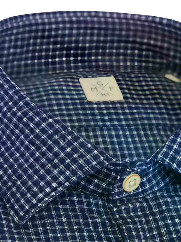 GMF965 Check-pattern Long-sleeve Shirt