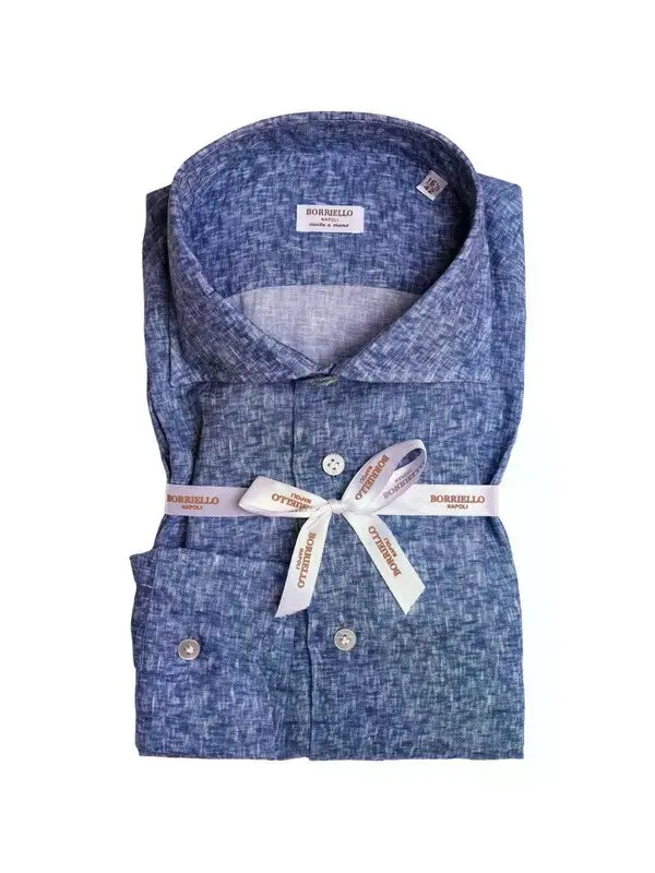 BORRIELLO NAPOLI Spread-collar Shirt