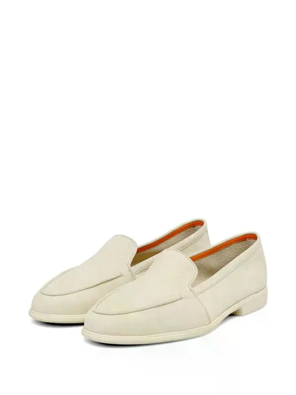 Santoni Grain-texture Loafers