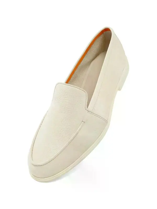 Santoni Grain-texture Loafers