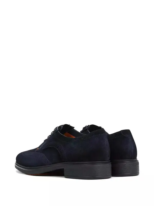 Santoni Leather Derby Shoes