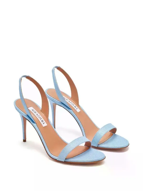 AQUAZZURA So Nude Slingback Sandals