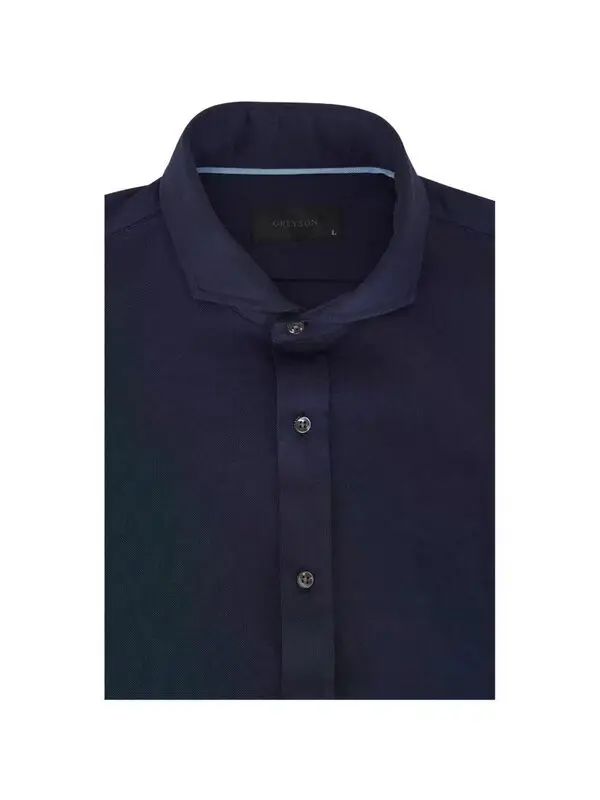 Greyson Pique Button-fastening Shirt