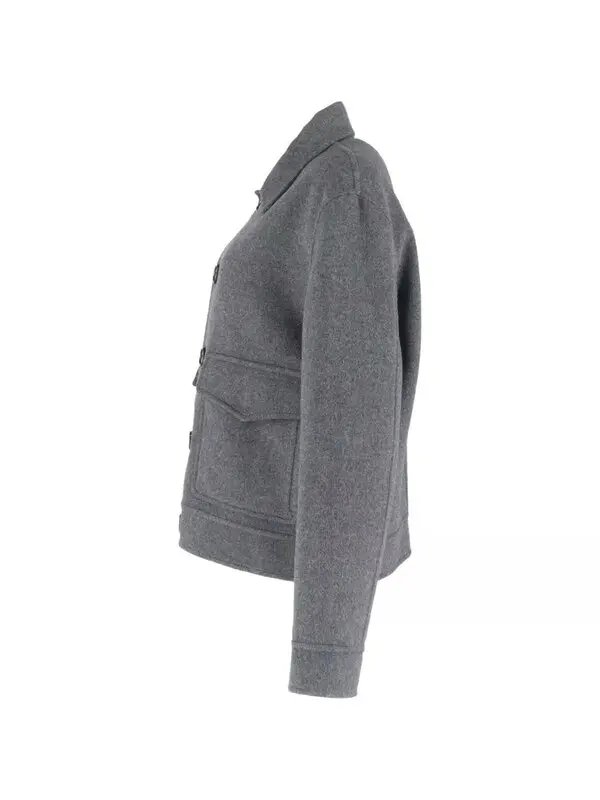 AMI Paris Boxy Fit Double-face Jacket