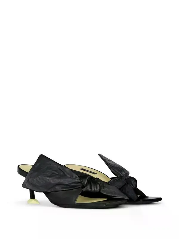 Givenchy Boudoir Knot-detail Square-toe Sandals